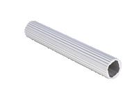 China Roller Waveform Bar Aluminum Lean Pipe Karakuri Kaizen Storage Rack for sale