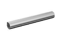 China 6063-T5 Material Aluminum Lean Pipe with Sandblasted Matte Surface and 4m Length for Industrial Applications for sale