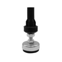 China Premium 28mm Swivel Feet for Lean Pipes with Anti-Slip Rubber Pad for Industrial Applications for sale