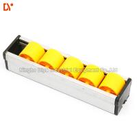 China Flow Rail Roller Track Fluent strip , PP / ABS Gravity Roller Track 28mm x 25mm for sale