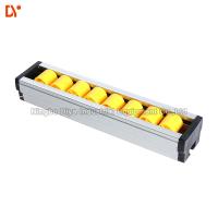 China Industrial Aluminium Roller Track 4 Metes 13mm x 14mm With Yellow Color for sale