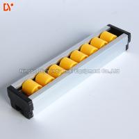 China Industrial Aluminium Roller Track 4 Metes 13mm x 14mm With Yellow Color for sale