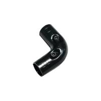 China Black Plating Metal Lean Pipes Flexible Pipe Connector Metal Joint for Lean Tube for sale