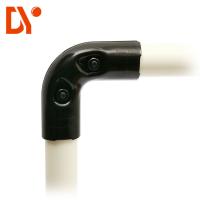 China Black Plating Metal Lean Pipes Flexible Pipe Connector Metal Joint for Lean Tube for sale