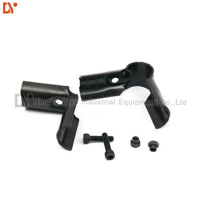 China 2.5mm Thickness 90 Corner Swivel Joint Set Lean Tube Connector Lean Pipe Fittings for sale
