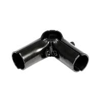 China 2.5mm Thickness 90 Corner Swivel Joint Set Lean Tube Connector Lean Pipe Fittings for sale