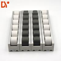 China 40*33 Aluminium Alloy Flow Rail PP Plastic Roller Track Durable For Industry for sale