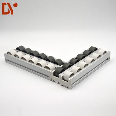 China Sliding Roller Track Fluent strip / Gravity Roller Track For Industrial Storage for sale