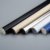 China Customize 28mm Coated Pipes Plastic Coated Steel Pipe Lean Tube for Lean Rack System for sale