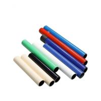 China Steel Plastic Composite Plated Lean Pipe For Heavy Duty Rack Work Bench Hand Trolley Assembly With Anti-Corrosion Features for sale