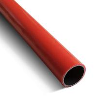 China OD28mm Plastic Red Coated Tube for Shelf, Tube Workbench, Industrial Trolley Stainless Steel Lean Pipe for sale