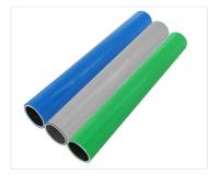China Lean Pipe Work Table Turnover Trolley Cable Hanger 28mm Warehouse Support Wire Rod Round Green Pipe for sale