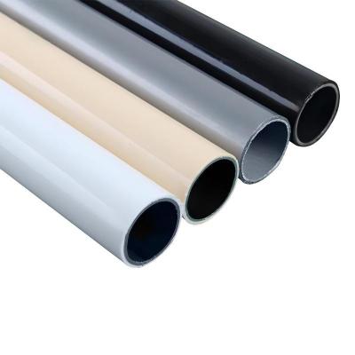 China Color Coated Steel Lean Pipe Customizable Inner And Outer Plastic-Coated Composite Steel Tube for sale