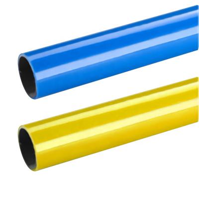 China 28MM PE / ABS Coated Steel Lean Pipe ESD For Workbench Flow Rack for sale