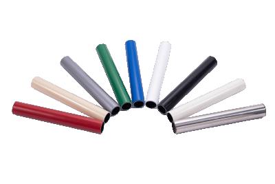 China OD28mm Colorful Pe Coated Industrial Lean Pipe Tubes For Plant Warehouse for sale