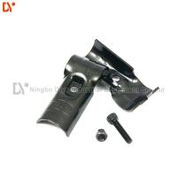China 2.3mm Thickness Lean Tube Connector / Black Steel Pipe Fittings For 28mm Rack System for sale
