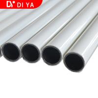 China Lean Plastic Coated 0.8mm Thick Seamless Steel Pipe For Storage Rack for sale