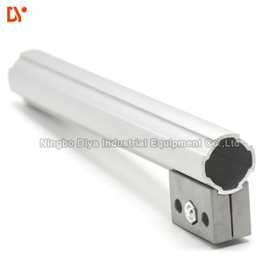 China Aluminium Alloy Acd 12 Lean Tube Connector Piece Sandblasting Surface Finish for sale
