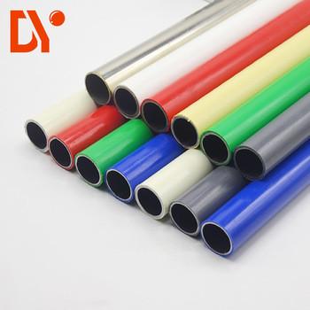 China Anti Rust PE/ABS Coated Lean Pipe / Anti Static Lean Tube For Flow Rack for sale