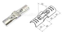 China ANSI Chromed Lean Tube Connector Stamping Metal Joints for sale