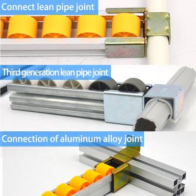 China Industrial Flow Rail Alloy Roller Track Hardware ​For Storage Shelf Transportation for sale