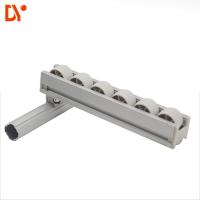 China Aluminum Alloy Frame Roller Track Hardware With Plastic Roller Wheel 4 Meter for sale