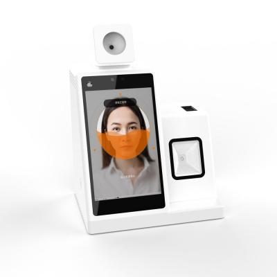 China Self Service Face Recognition Alcohol Detection Integrated Machine Work In Pre Job for sale