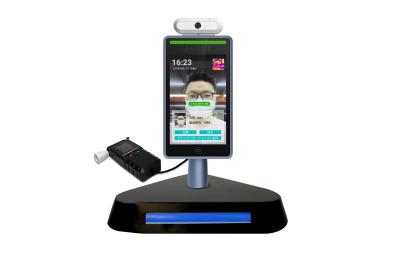 China Face Recognition Pre Job Alcohol Detection Machine 8 Inch Touch Screen 0.0 2 mg L BrAC for sale