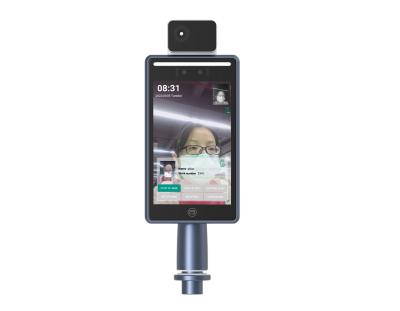 China Biological Face Recognition Terminal Ai Thermal Access Control Door Lock for sale