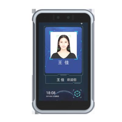 China Yecon TR08A 8 Inch Android Face Recognition Temperature Detection Machine 1280x800 for sale