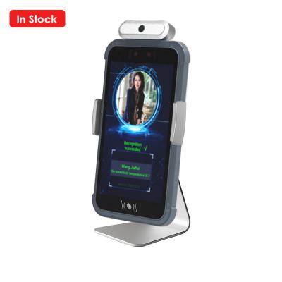 China Multilingual Smart Face Recognition Office Attendance System 8 Inch IPS Screen Android 2GB RAM 16GB ROM for sale