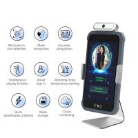China OEM ODM Biometric Face Recognition Time Attendance Temperature Measurement for sale