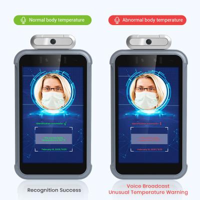 China TR08AC Face Recognition Terminal 8 Inch IPS Screen Android 2GB RAM 16GB ROM Non Contact Health Monitoring for sale