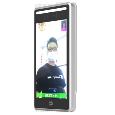 China School Biometric Face Recognition System 8 Inch Touch Screen 50-150cm Waterproof for sale