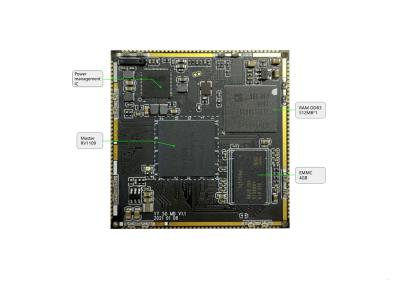China RV1109 Core Board Dual Core ARM Cortex A7 1.2TOPS NPU Linux SoM 45mm for sale