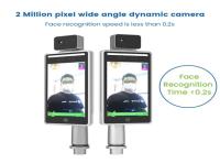 China All In One Face Recognition Temperature Measurement Terminal Body Temperature Kiosk IP67 for sale