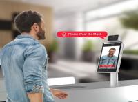 China All In One Face Recognition Temperature Measurement Terminal Body Temperature Kiosk IP67 for sale