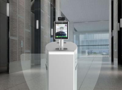 China Turnstile Gate Face Recognition Terminal 0.5-1.5m for Temperature Measurement for sale