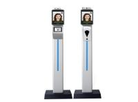 China AI Thermal Face Recognition Time Attendance System Android 7.1 8 Inch Touch Screen RFID for sale