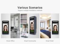 China Employee Time Clock Biometric System Linux Face Recognition Attendance Terminal 5 Inch Touch Screen 0.5-1.5M for sale
