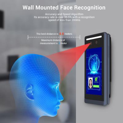 China AI Face Recognition Time Attendance Machine IP65 For Office / Mall for sale
