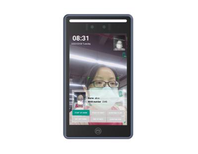 China 8 Inch Aluminum Face Recognition Access Control System IP65 Waterproof RK3568 Android 11 for sale
