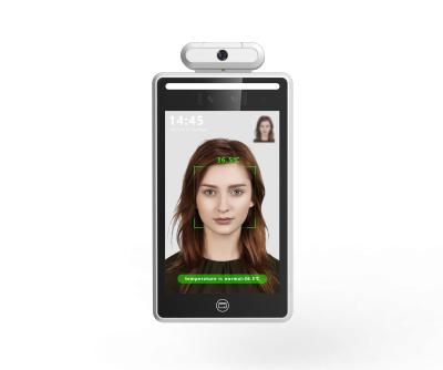 China RK3399 Employee Temperature Scanning Kiosk With Facial Recognition for sale