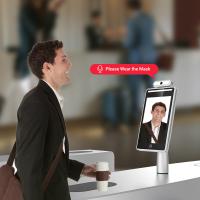 China Staff Attendance Face Recognition Terminal All In One Temperature Detection Access Control for sale