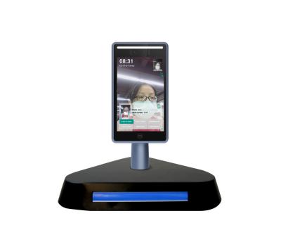 China TR08D Free SDK API Face Recognition Terminal with 12V 2A Operating Voltage and 13.56MHz Card Reading for sale