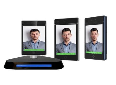 China 10 Inch Android Facial Recognition Temperature Scanner IP67 0.5-1.5M Distance for sale