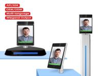China 10 Inch Android Facial Recognition Temperature Scanner IP67 0.5-1.5M Distance for sale
