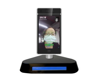 China Desk Top Facial Recognition Access Control Time Attendance Android 11 IP67 for sale
