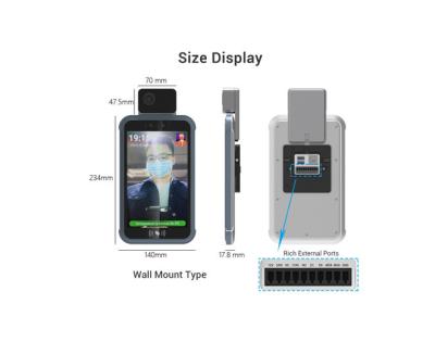 China 8 inch US Smart Health Code Scanner Use For Multi Country With Temperature Measuring for sale