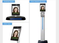 China 10 Inch Face Recognition Infrared Thermometer Temperature Screening Kiosk 0.5-1.5M for sale
